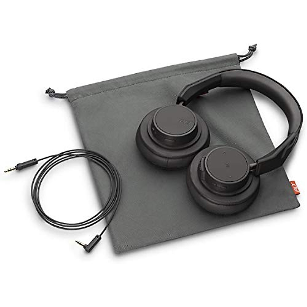 Plantronics Backbeat Go 600 Noise-Isolating Headphones, Over-The-Ear Bluetooth Headphones with Phone Grip (Retail Packing)