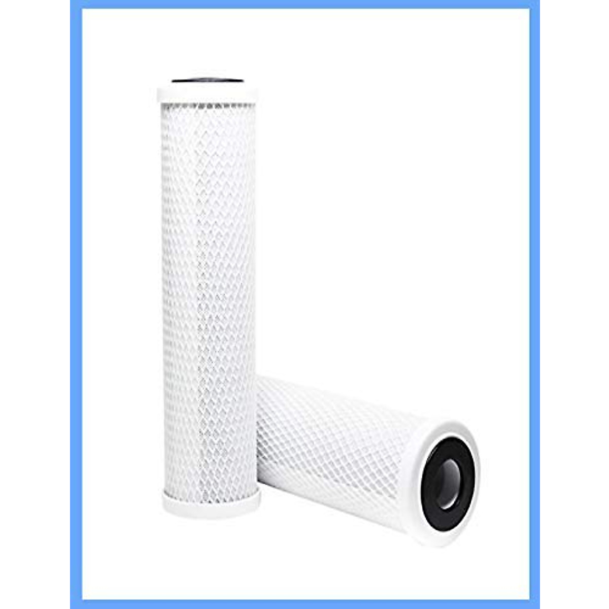 CFS – 2 Pack Carbon Block Water Filter Cartridges Compatible with WCBCS975RV Models – Remove Bad Taste & Odor – Whole House Replacement Water Filter Cartridge- White