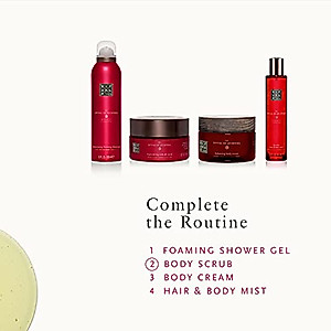 RITUALS Ayurveda Rebalancing Body Scrub - Exfoliating Scrub with Punjabi Pink Salt, Indian Rose & Sweet Almond - 10.5 Oz