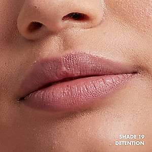 NYX PROFESSIONAL MAKEUP Powder Puff Lippie Lip Cream, Liquid Lipstick - Detention (Deep Plum)