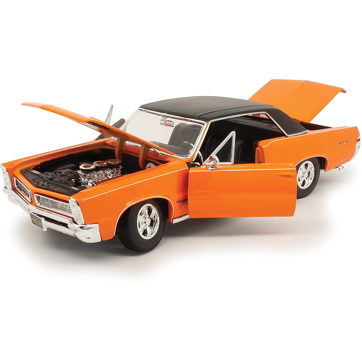 Maisto 1:18 Scale 1965 Pontiac GTO (Hurst Edition) Diecast Vehicle (Colors May Vary)