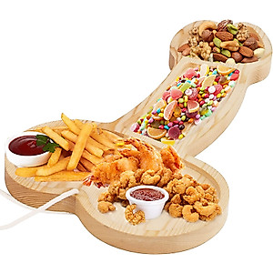 GIKIHY Funny Shape Aperitif Boards and Cheese Boards,Novelty Wood Party Charcuterie Board,Food Platter,Wooden Craft Ornament,Women Gifts for Housewarming Bachelor Party(15in)(Large)