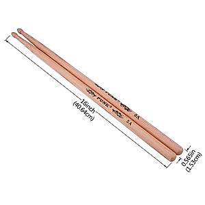 Wood Drumsticks 7A Anti-Skid Hard Professional Wooden Drum Sticks Hard Maple Wood