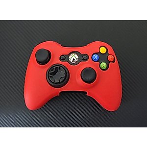 One Piece 1x for Xbox 360 Remote Controller Silicon Protective Skin Case Cover (Red)