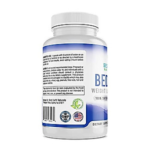 Best Earth Naturals Bedtime Weight Loss Supplement - Helps Boost Metabolism, Suppress Appetite and Reduce Sugar Cravings While You Sleep 30 Day Supply