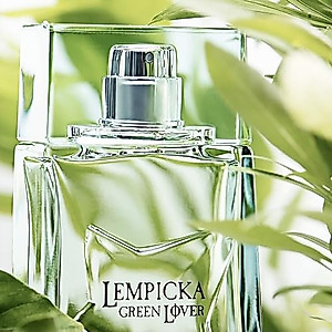 Lolita Lempicka Green Lover Eau De Toilette Spray for Men - Fresh Masculine Scent w/Notes of Gin, Juniper, & Peppermint - Ideal for Daily Wear and Special Events - 3.4 Oz