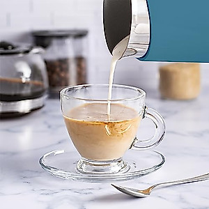 Starument Electric Milk Frother - Automatic Milk Foamer & Heater for Coffee, Latte, Cappuccino, Other Creamy Drinks - 4 Settings for Cold Foam, Airy Milk Foam, Dense Foam & Warm Milk - Easy to Use