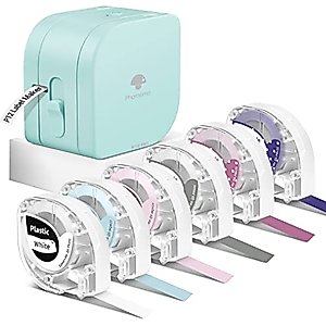 Phomemo P12 PRO Portable Label Maker Machine with Tape, Wireless Bluetooth Labeler, Home, Kitchen, Office, and Storage Organizer, Rechargeable, Custom, Label Maker Available in Multiple Templates Icon
