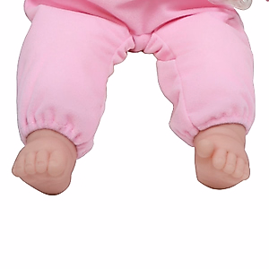 JC Toys ‘Lots to Cuddle Babies’ 20-Inch Pink Soft Body Baby Doll and Accessories Designed by Berenguer, Pink - caucasian