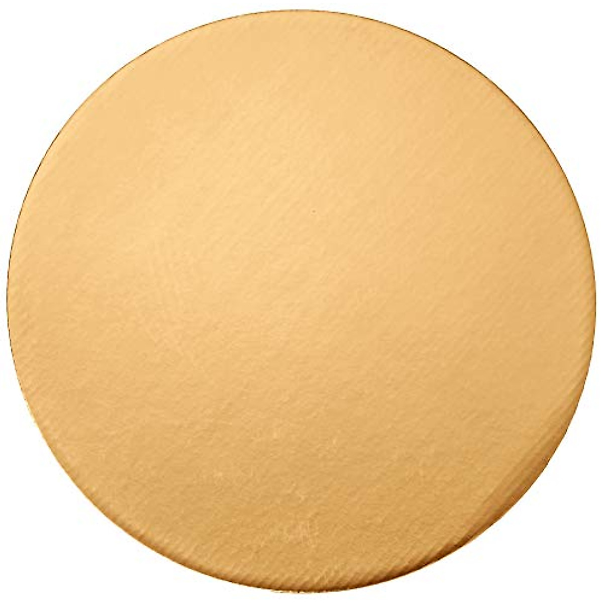 Fox Run 12-Piece Cardboard Scalloped Cake Circle Base, 10 x 10 x 0.25 inches, Gold
