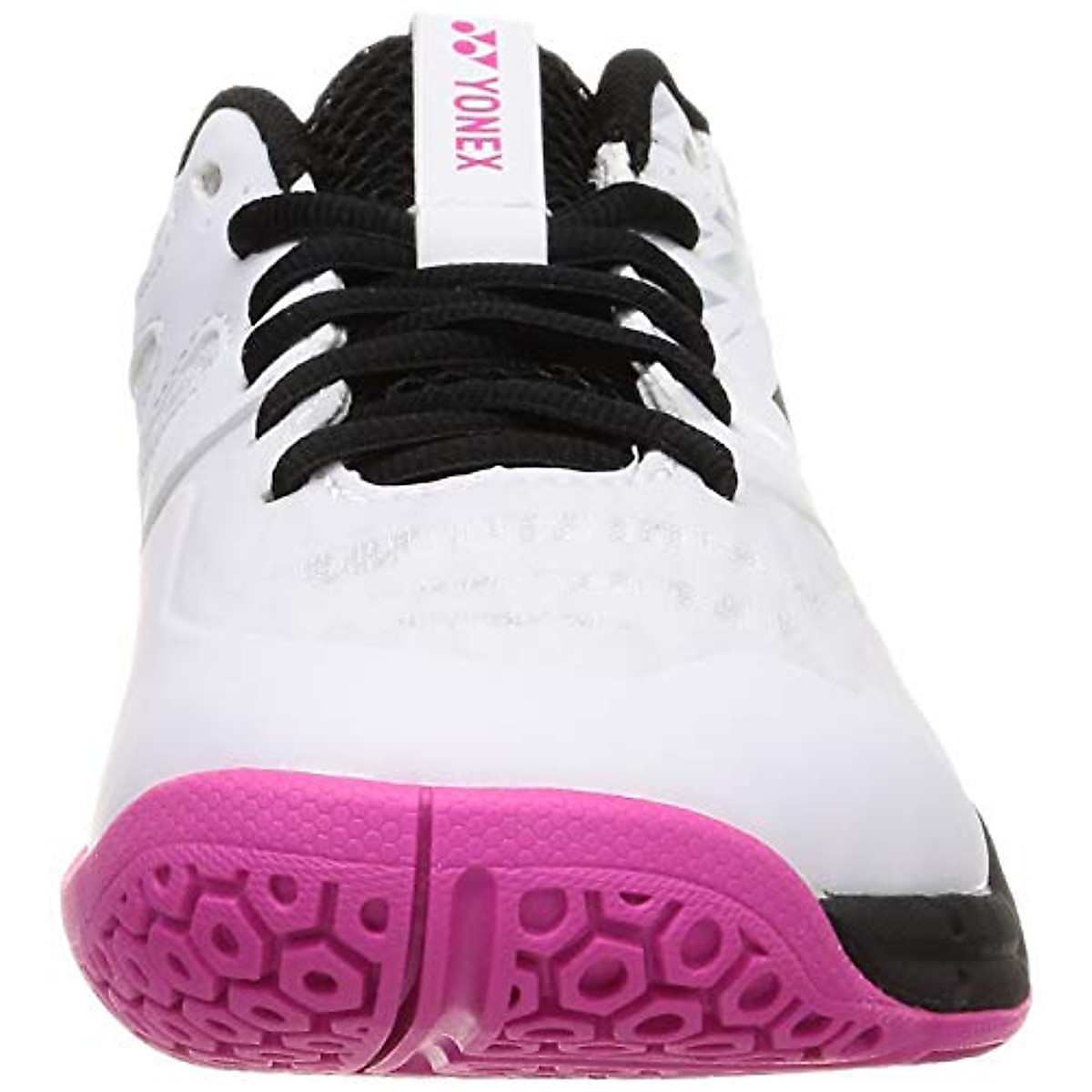 Yonex Badminton Shoes, Power Cushion 840 Mid White/Pink (062), US Men's Size 8.5 (26.5 cm)