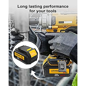 TeenPower Replacement for Dewalt 20V Battery 6000mAh 2/pk Compatible with Dewalt 20v max Battery DCB205 DCB206 DCB204 DCB200 DCB203 DCB201