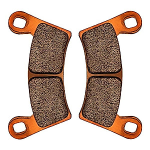 Zinger Brake Pads for Polaris General 1000 EPS 2016-2020,General 4 1000 EPS 17-20,General 1000 Deluxe EPS 16-19,19-20 Ranger XP 1000/Ranger Crew XP 1000,4 Set Front and Rear Sintered Copper Brake Pads