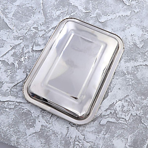 3pcs Wax Dissecting Tray Stainless Steel Thicken Dissection Pan Biological Equipment for Junior Senior Laboratory