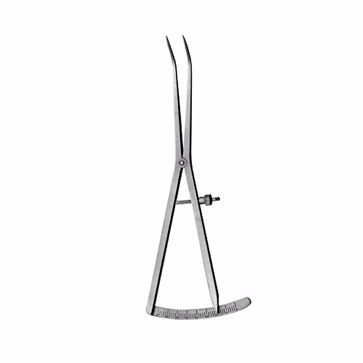 Castroviejo Bone Caliper 40mm, Curved, 17cm/6.75"