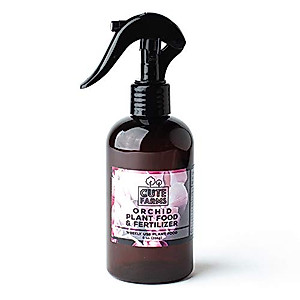 Cute Farms Orchid Plant Food Fertilizer Mist (8 oz. Spray Bottle + ONE Water Mister)