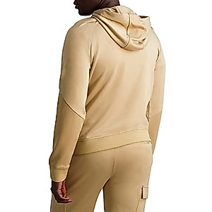 Karl Lagerfeld Paris Men's Solid Logo Stretchy Hoodie, Incense