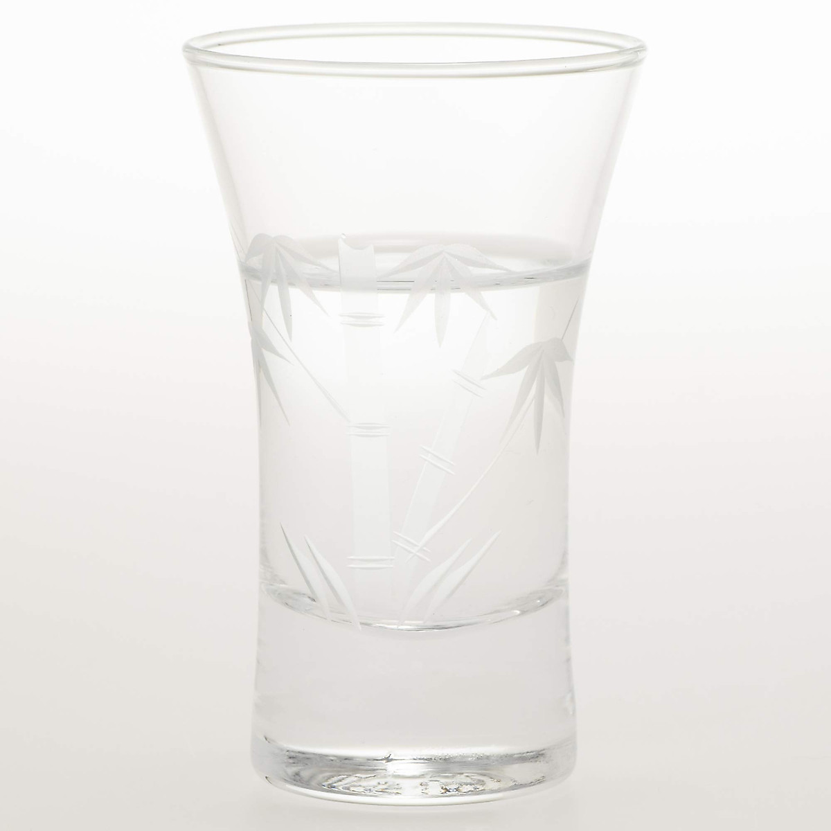 Toyo Sasaki Glass 09112-75 Cold Sake Glass, 4.3 fl oz (110 ml), Kiriko Cup, Bamboo Kiriko Cup, Made in Japan