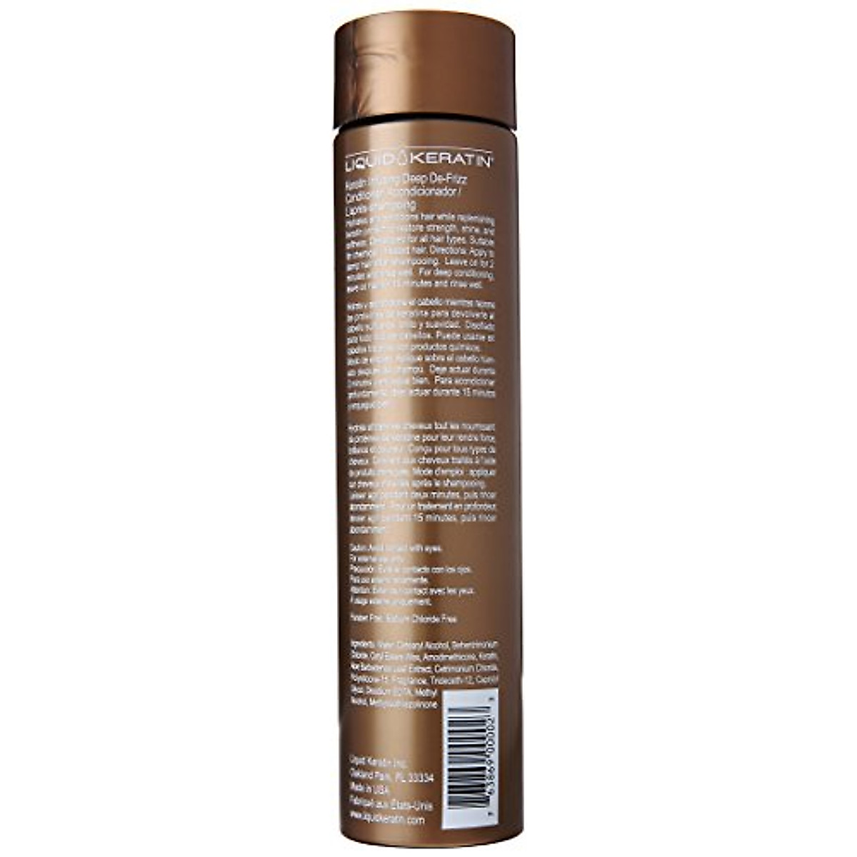 Liquid Keratin Keratin Infusing Deep De-Frizz Conditioner, 10.1 Ounce