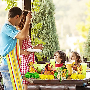 8pcs Cartoon Birthday party table decorations,Cartoon Party Birthday Party Decorations Supplies, Cartoon Honeycomb Centerpieces for Boys and Girls