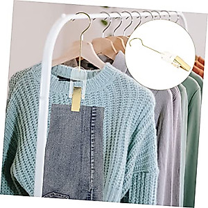 HANABASS 2pcs Coatpin Multipurpose Hanger Skirt Hangers Scarf Hangers for Closet Hat Hangers Clips Laundry Hooks with Clips Underwear Drying Rack Multi-Function Clothes Hangers Closet Hook