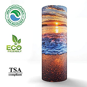 Hawaiian Sunset,Scattering Urns for Human Ashes Adult - Eco Friendly Biodegradable Urns for Human Ashes - Cremation Urns for Adult Ashes - Scattering Tube - Biodegradable Urns for Human Ashes