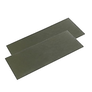 Hohopeti 2 Pcs Zinc Electrode Strip Experimental Device Fruit Battery Zinc Electrodes Battery Tester Fruit Electrode Plate Zinc Strips Zinc Strip Electrode Fruit Material Silver