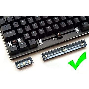 Kooku Backboon Demon Slayer Pikachu Cosplay Anime Keycaps Space Bar Cap for Mechanical Gaming Keyboard (Cherry Switch) (Kamado Nezuko)