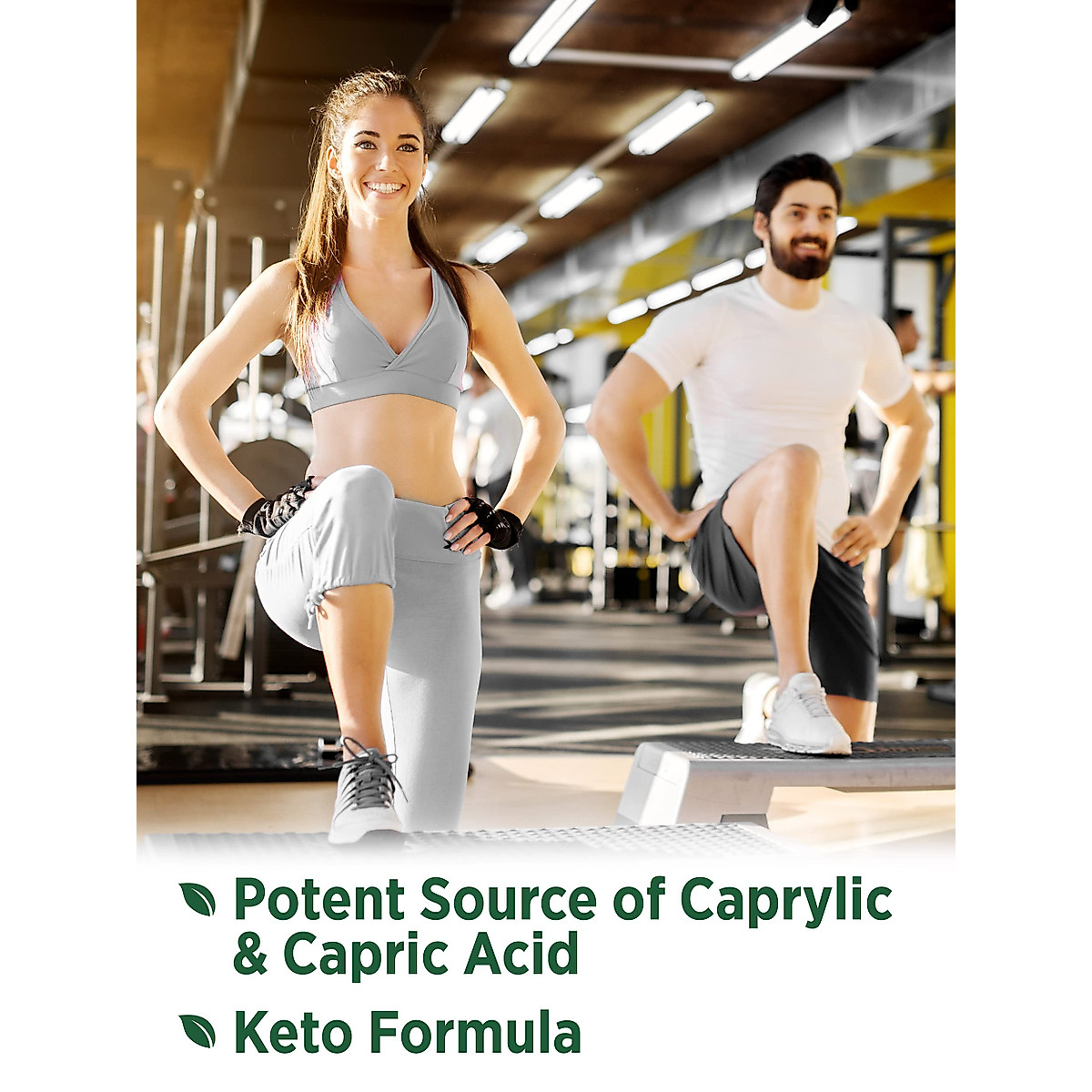 Nature's Truth MCT Oil Capsules | 100 Softgels | Keto Friendly Coconut Oil Pills | Non-GMO, Gluten Free