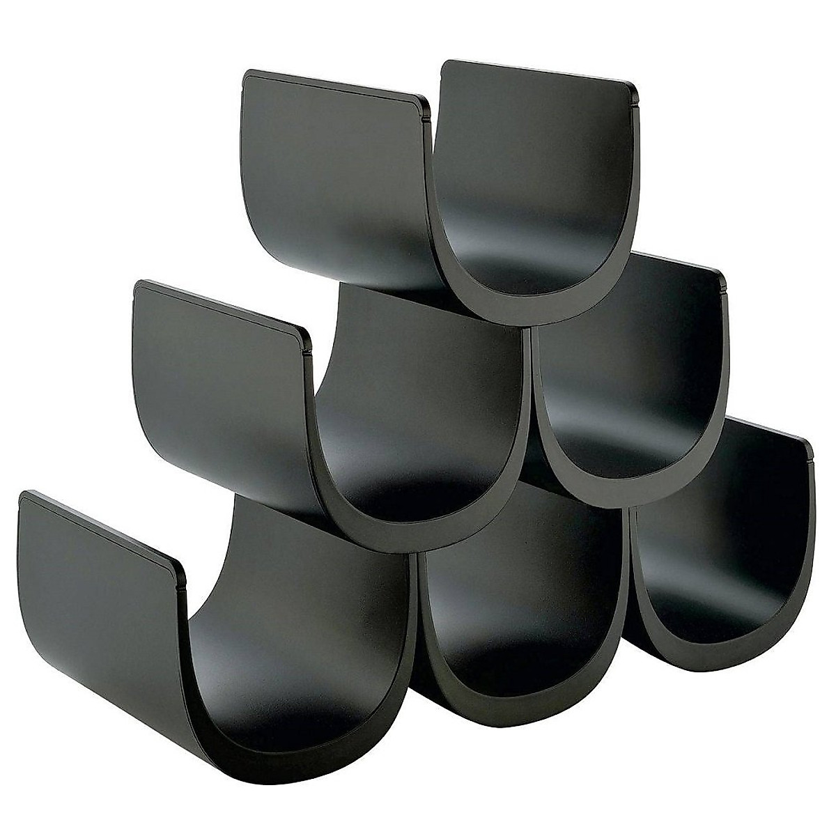Alessi "Noe" Modular Bottle Holder In Thermoplastic Resin, Black