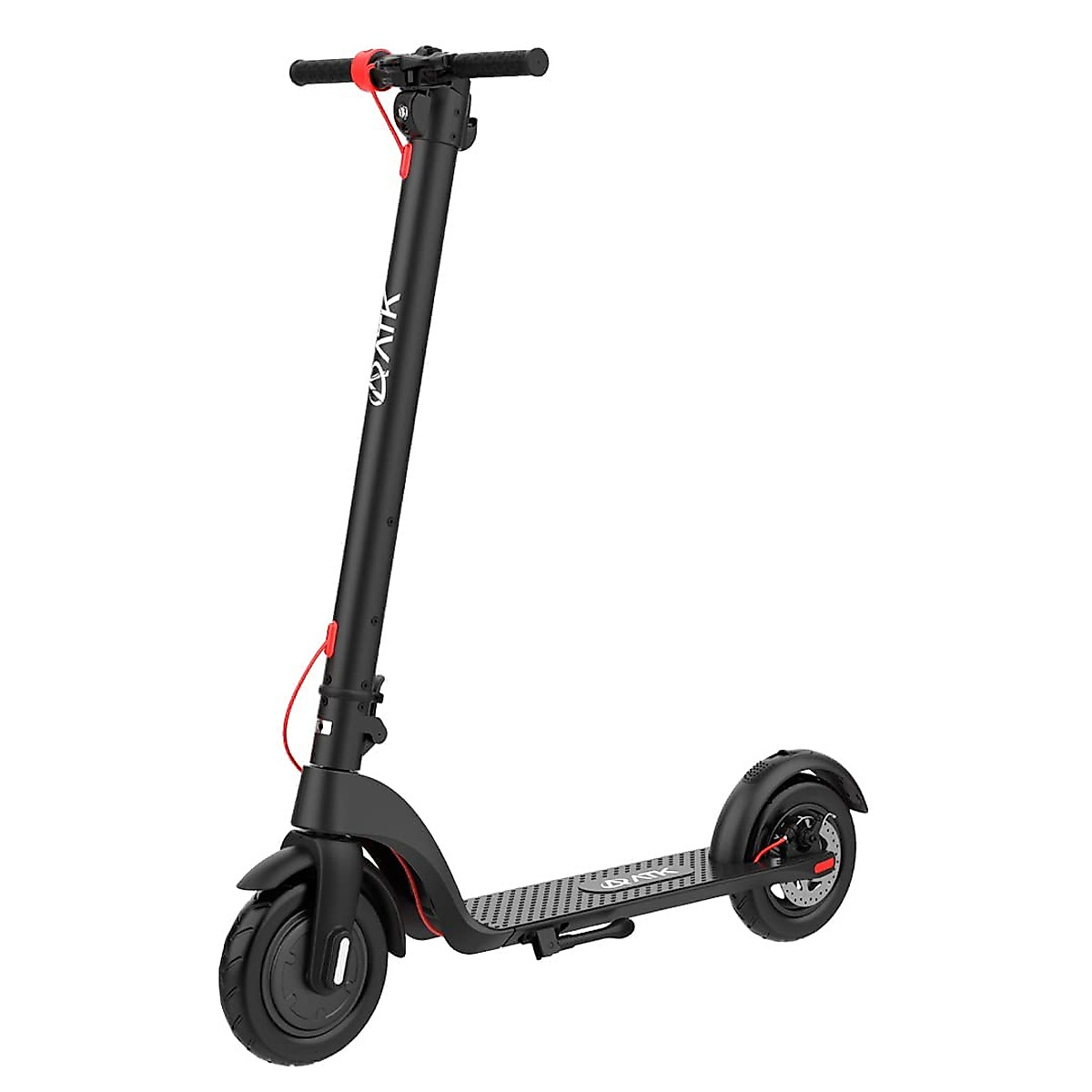 ATK H7 Adults Electric Scooter 16 Mph Speed 350W Powered Motor Commuting Electric Scooter - Foldable with Battery Power - 8.5'' solid front Tire - Up to 16 Miles Range - Water resistance