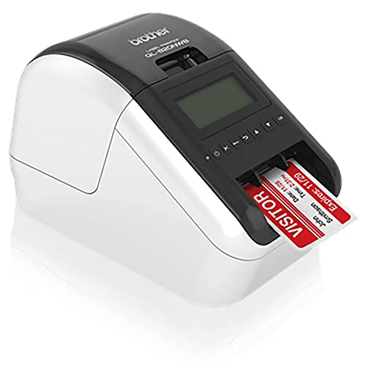 Brother QL-820NWB Professional Ultra Flexible Label Printer - WiFi, Ethernet, Bluetooth Connectivity, 110 Labels Per Minute, 300x600 dpi, Monochrome, LCD Display, Auto Cut, Cbmou USB_Extension_Cable