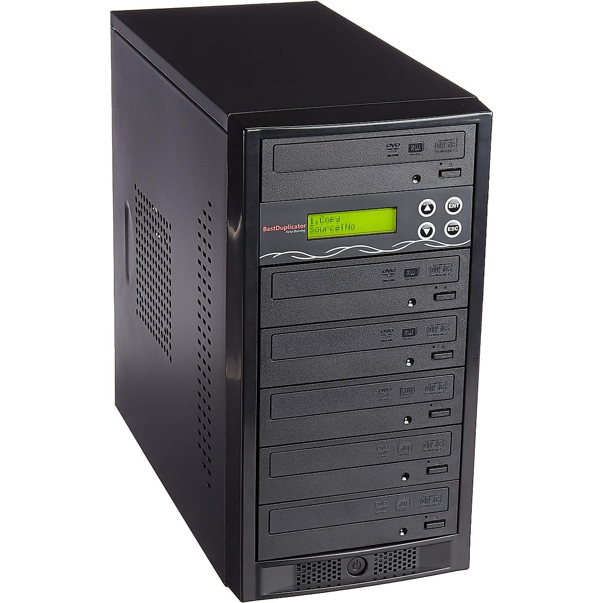 Lite-On 24X SATA Internal DVD+/-RW Drive Optical Drive IHAS124-14 with Sata Power Cable + Splitter Cable + Screws for Desktop Computers, Sever and More