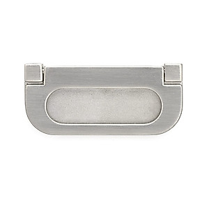 Richelieu Hardware BP77370195 2 3/4-inch (70 mm) Center-to-Center Brushed Nickel Modern Cabinet and Drawer Pull Handle for Kitchen, Bathroom, and Furniture