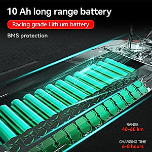 Electric Scooter for Adults, Electric Scooter with Seat, 10" Pneumatic Tires E Commuting Scooter, 28 Mph Top Speed & 31 Miles Max Range