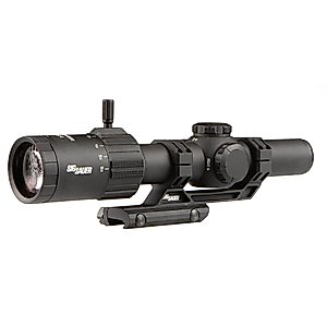 Sig Sauer Tango-MSR 1-6x24mm Riflescope; MSR-BDC6 Reticle with Alpha-MSR Cantilever Mount