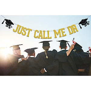 Just Call Me Dr Banner, Doctorate Degree Graduation Decorations, Congrats Doctor Decor, We're So Proud of You, 2024 College Graduation Party Decor Supplies