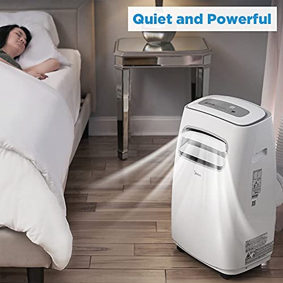 Midea MAP14S1CWT Smart Portable air Conditioner, 14,000 BTU, White