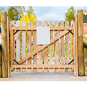 LANMIERT Fence Gate Kit, Anti Sag Gate Kit for Wooden Fence; Heavy Duty Gate Kit with Gate Latch; Gate Hardware for Wooden Gate Fence, Driveway Gates, Shed Doors, Corral Gates, Wood Windows