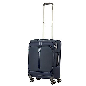 Samsonite Hand Luggage, Blue (Dark Blue), Spinner S, Lenght: 40 cm (55 cm-40 L)