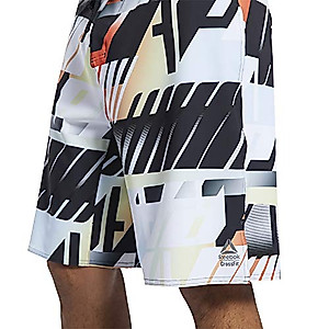 Reebok CrossFit Epic Cord lock- Amrap Shorts, Vivid Orange, 34"