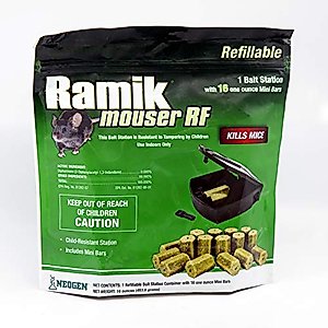 Neogen 900 Rodenticide Dramik Refillable Bait Station 16 Ounce 000, 16oz, Black