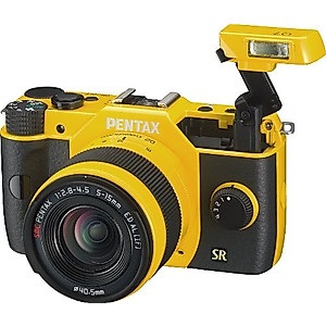 Pentax Q7 12.4MP Mirrorless Digital Camera with 02 Standard Zoom 5-15mm f2.8-4.5 Lens (Yellow)
