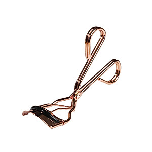 Eyelash Curler, Golden Eyelash Makeup Tools Set with Eyelash Curler, Mini Eyelash Curler, Black Silicone Refill Pads, Professional Lashes Curler, Stainless Steel, Fits Various Eye Lashes New