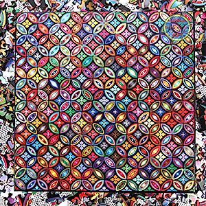 Bgraamiens Puzzle-Four Leaf Clover-1000 Pieces Creative Color Challenge Jigsaw Puzzle