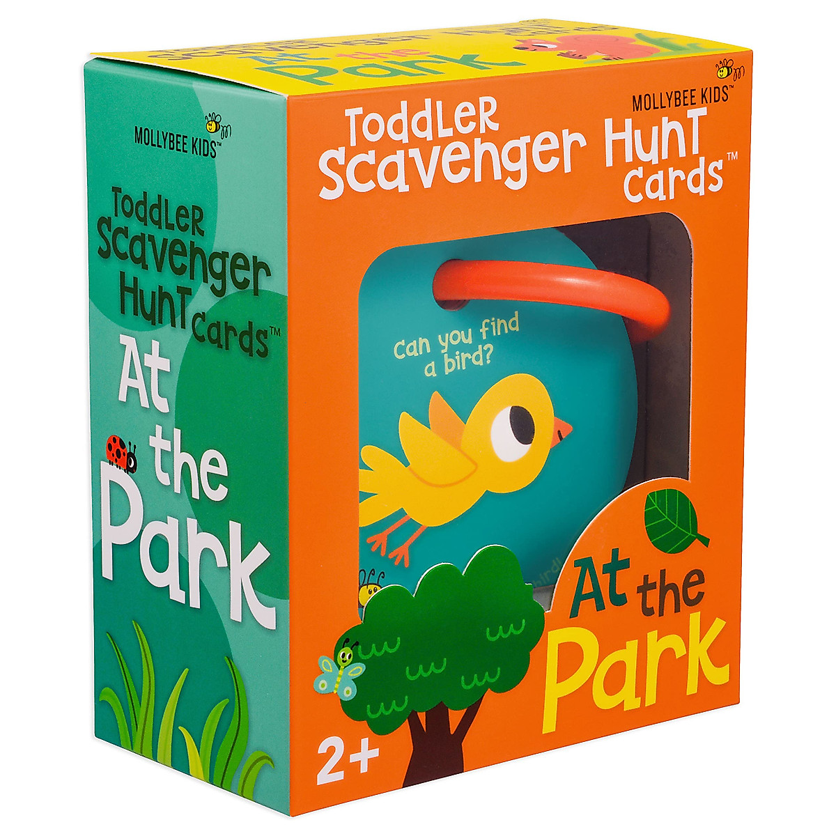 MOLLYBEE KIDS Toddler Outdoor Scavenger Hunt Cards at The Park, Toddler Games, Gifts for Ages 2, 3