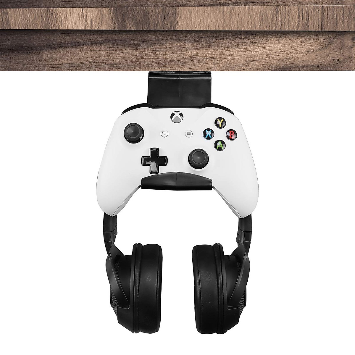 VOMENC Game Controller Under Desk Gamepad Controller Mount Holder for Xbox ONE Switch PS4 PS5 Xbox Series X|S STEAM PC Nintendo, Strong Adhesive Holder for Universal Gamepad
