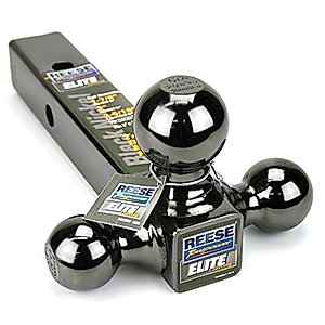 Reese Towpower 7039800 Triple Ball Mount, Black Nickel, Versatile and Universal