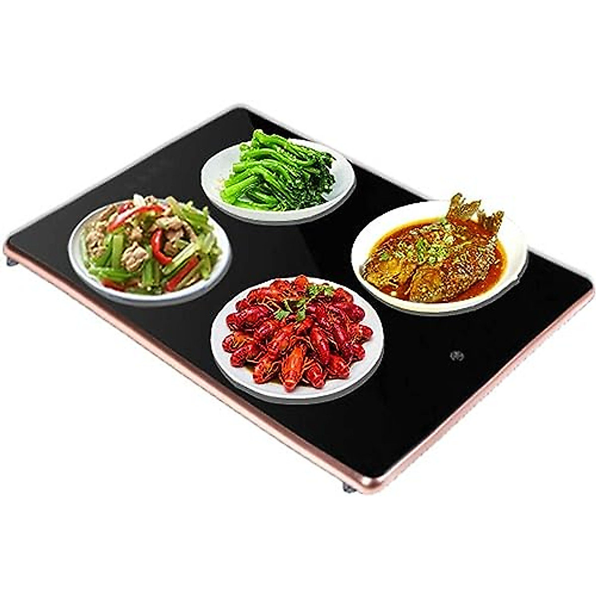 Electric Warming Tray, Buffets Server Smart Warm Dish Electric Food Warmer Plate Perfect for Family Use