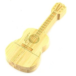 Aneew Pendrive 16GB Wooden Guitar USB Flash Drive Memory Thumb Stick U Disk Music Instrument Gift